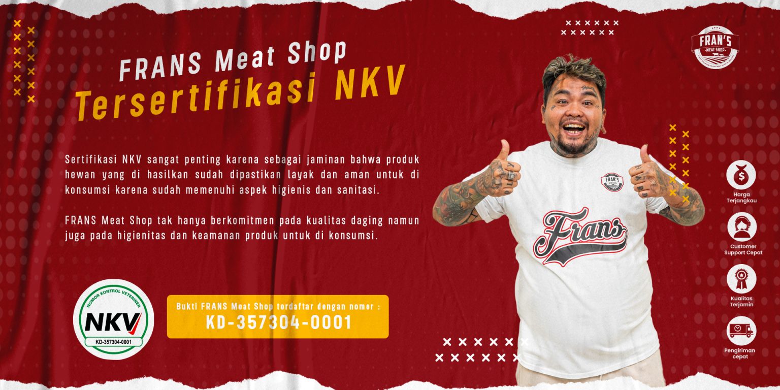 Sertifikasi NKV Standar Keamanan Pangan – fransmeat.id